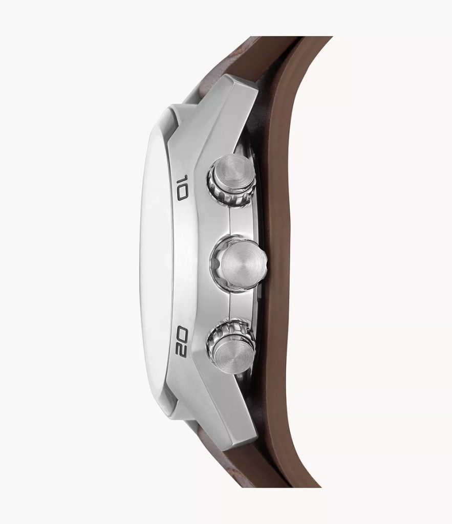 Fossil Coachman Chronograph Brown Leather Watch – Watches Unlimited